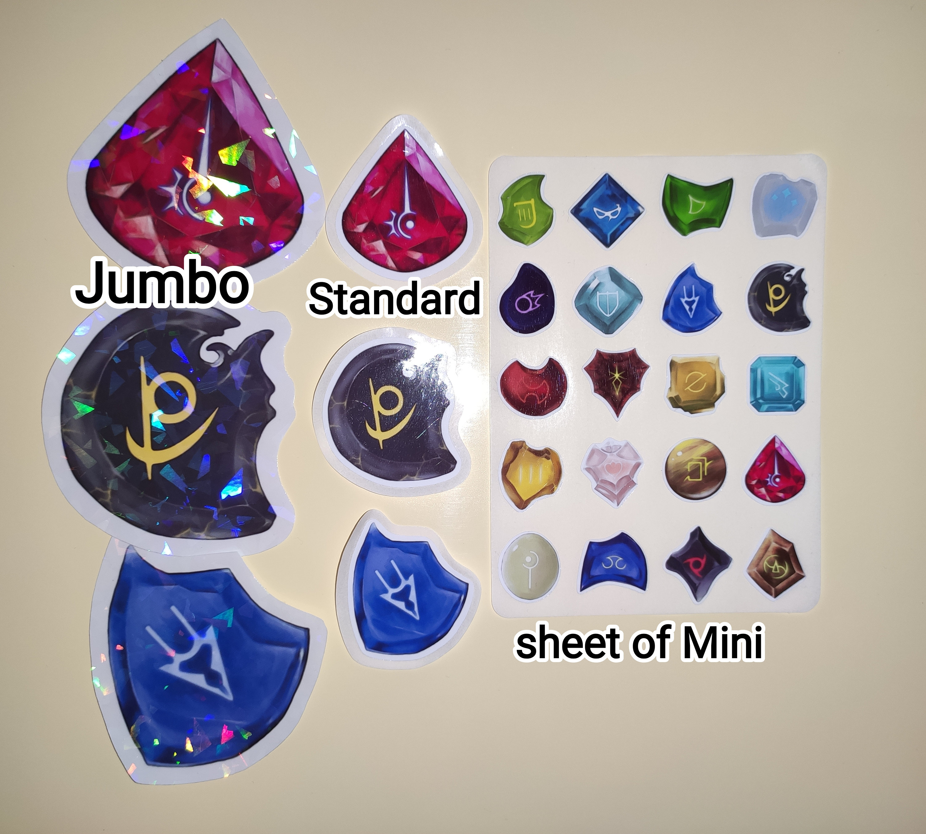 Final Fantasy XIV Soul Crystal Pack of 5 Stickers and Stickers Sheet ...