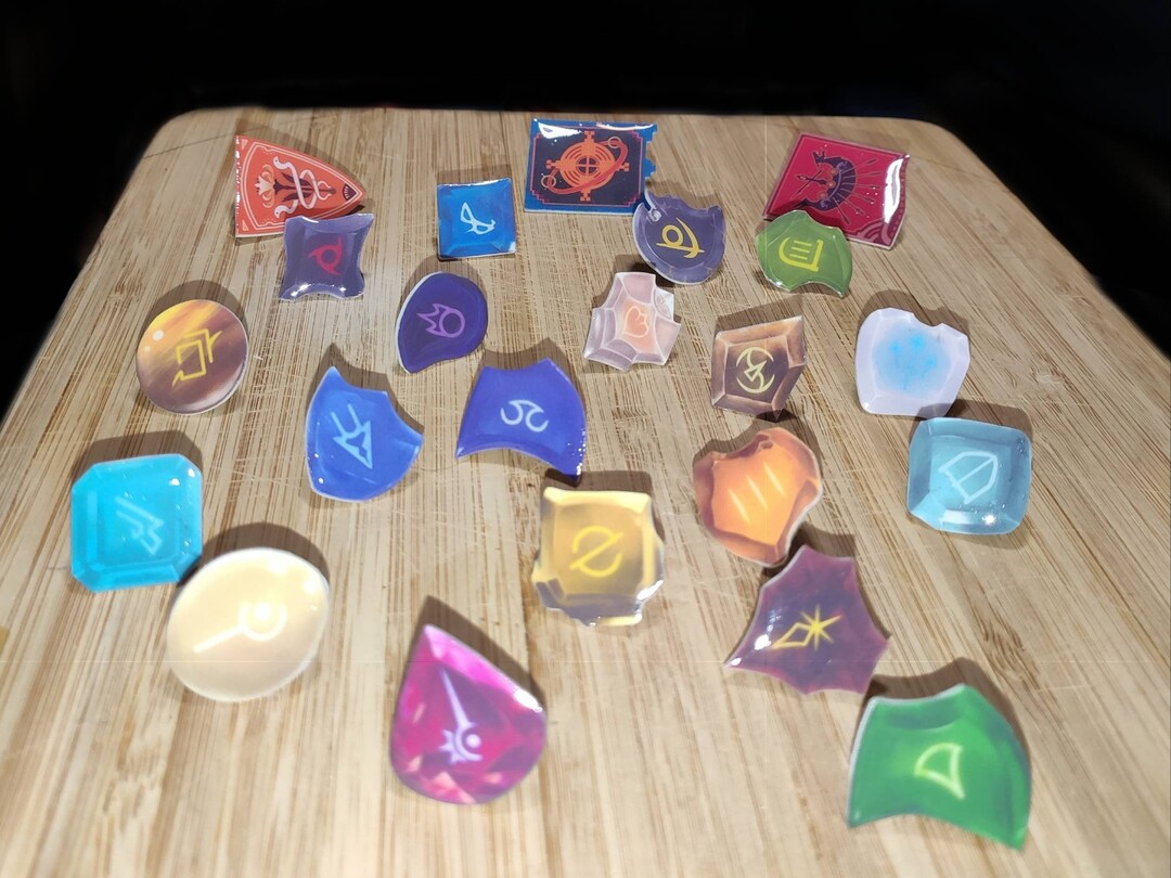 Final Fantasy XIV Inspired Job Stone / Soul Crystal Pin's - Etsy