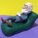 Sigmund Freud Reflecting on the Divan / Freud Figurine / Freud Handmade ...