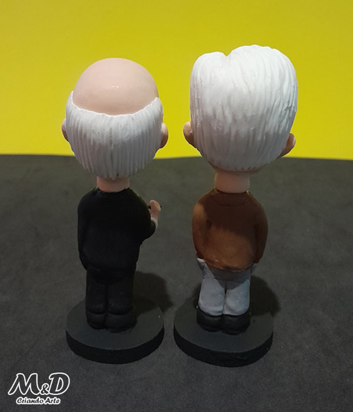 Sigmund Freud + Aaron Beck / Handmade Figures / Cold Porcelain - Etsy UK