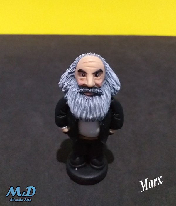 Karl Marx / Figurine Karl Marx / Karl Marx Handmade Figure / Cold ...
