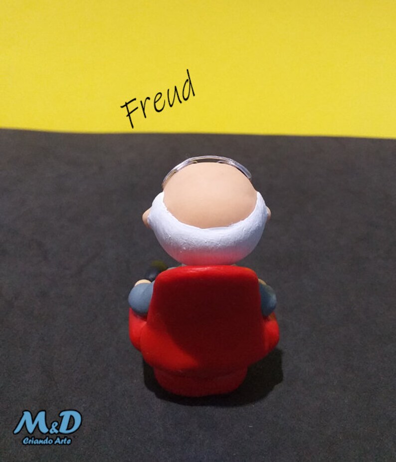 Sigmund Freud in the Armchaire / Figurine Freud / Freud Handmade Figure ...
