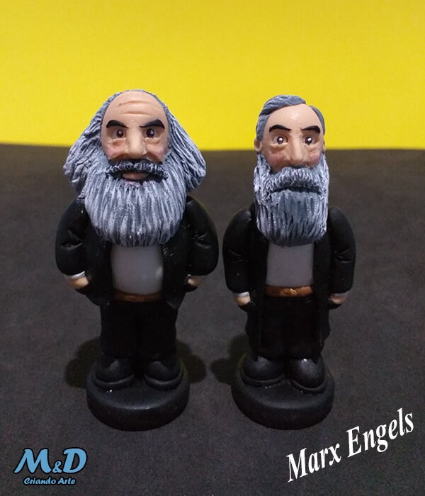 Karl Marx and Friedrich Engels / Figurines Karl Marx and Friedrich ...
