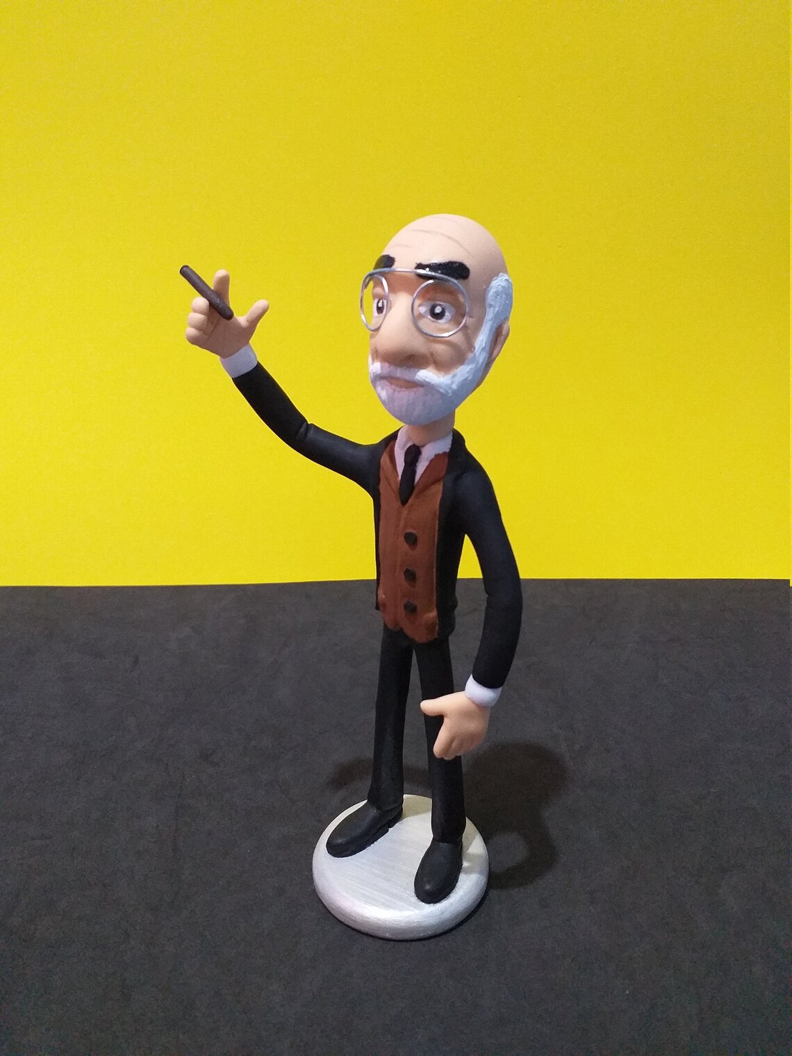 Sigmund Freud Figurine / Freud Figure / Freud Handmade Figure | Etsy
