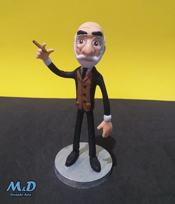 Sigmund Freud Figurine / Freud Figure / Freud Handmade Figure / Cold ...