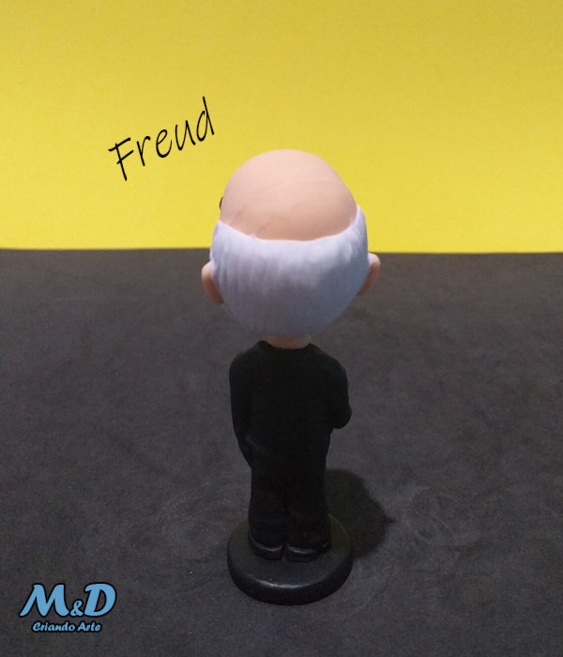 Sigmund Freud / Figurine Freud / Freud Handmade Figure / Cold Porcelain ...