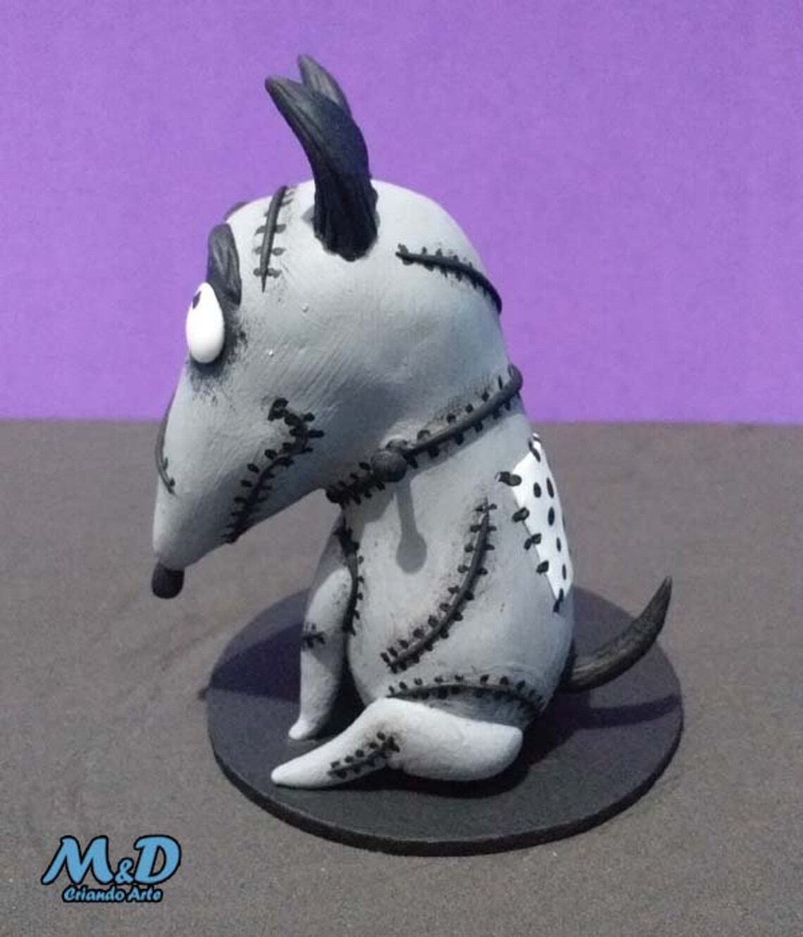Sparky Frankenweenie Tim Burton / Figurine Dog / Handmade - Etsy