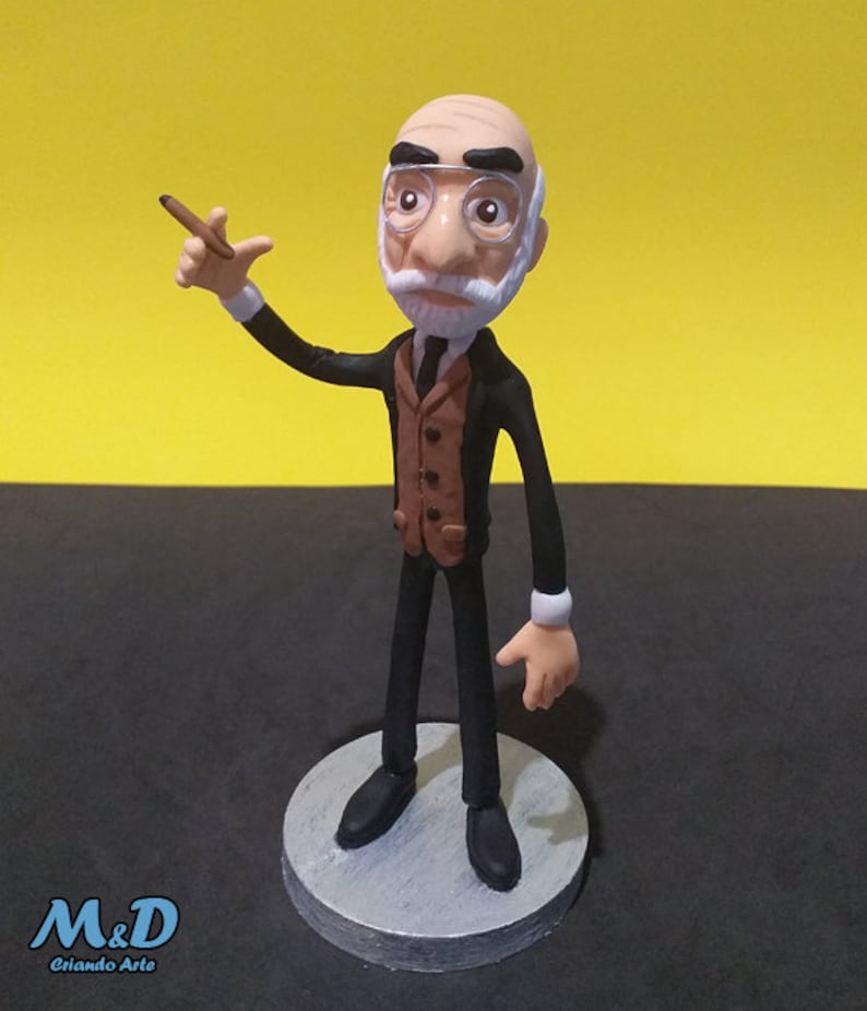 Sigmund Freud Figurine / Freud Figure / Freud Handmade Figure / Cold ...