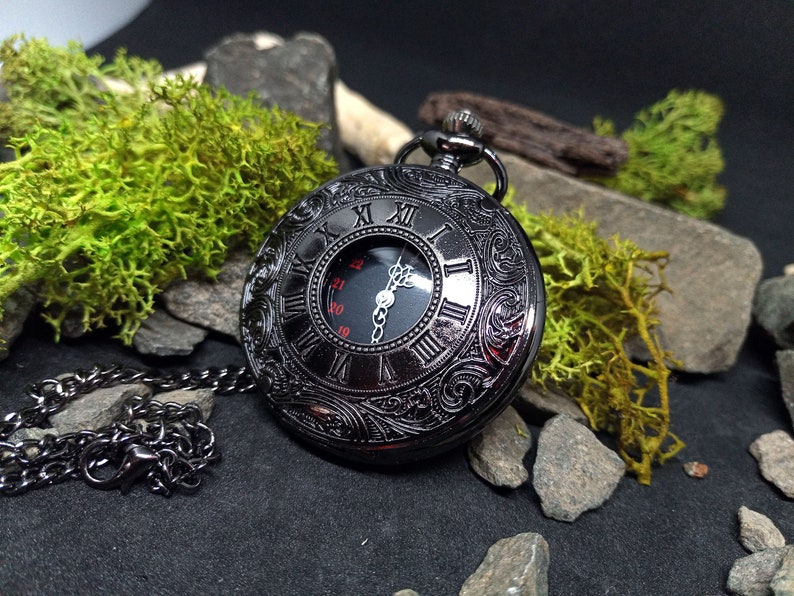 Gothic Pocket Watch Victorian Jewelry Rune Goth Accessory - Etsy
