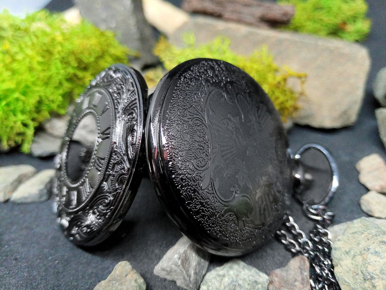Gothic Pocket Watch Victorian Jewelry Rune Goth Accessory - Etsy