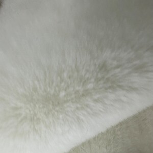 WHITE Colour Faux Fur Fabric in Craft Squares 20x20 Inch (50x50cm ...