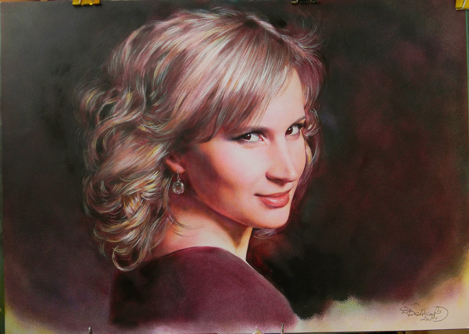 Custom Portrait Painting From Photo, Oil Portrait Handmade, Portrait to ...