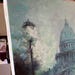City Square Oil Painting: Impressionist Cityscape, Original Art (65x55 ...
