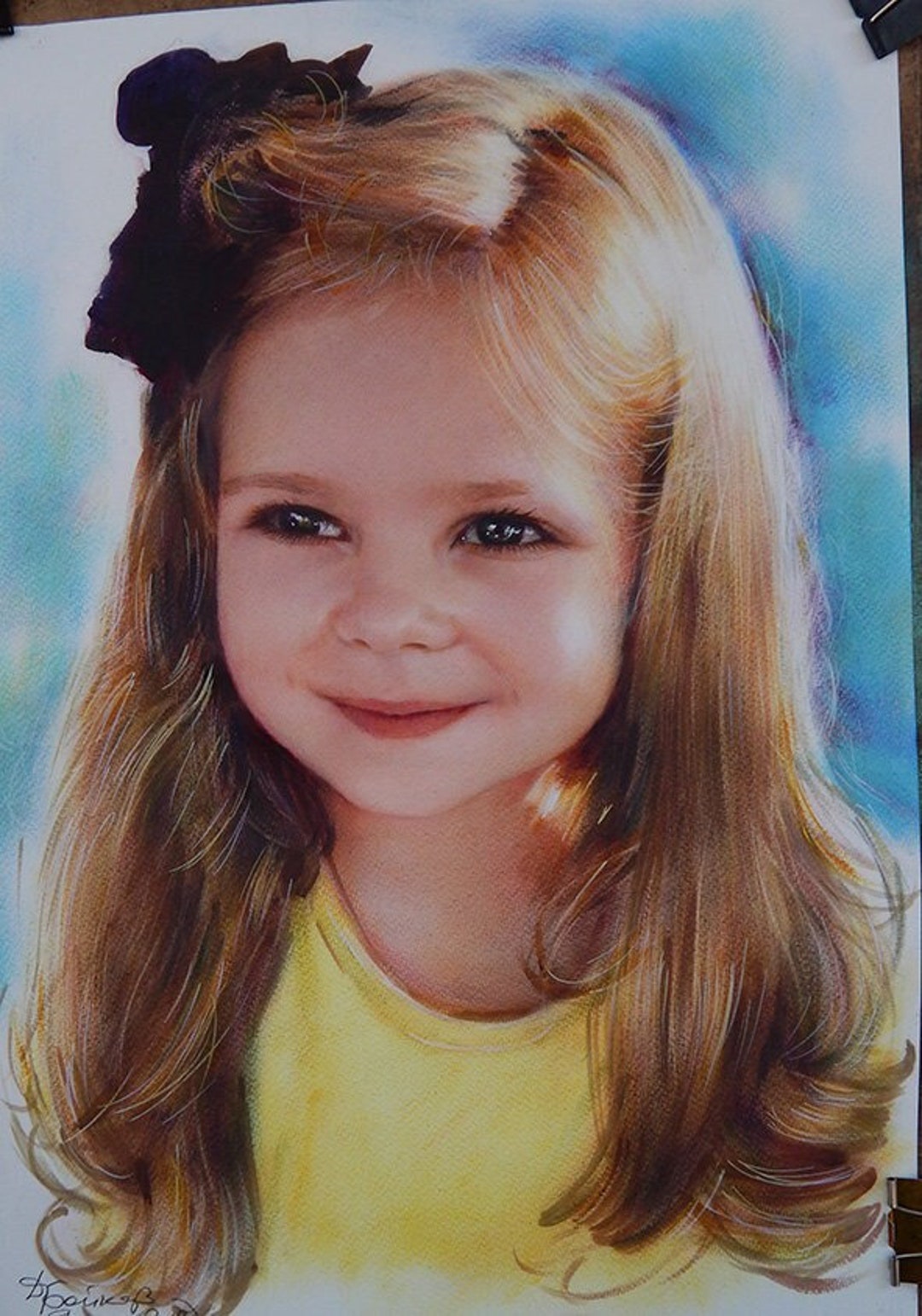 Custom Portrait From Photo, Family Portrait, Realistic Handmade ...