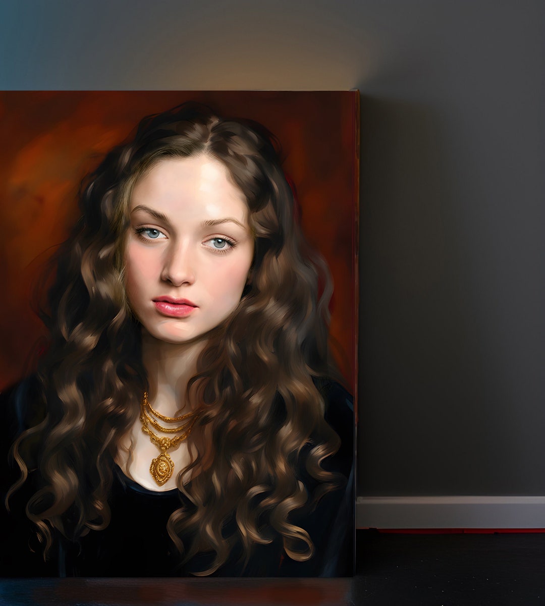 Custom Oil Painting Portrait: Handmade Art From Photo - Etsy