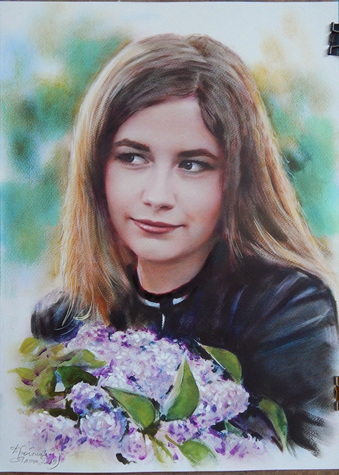 Custom Portrait Painting from photo Oil Portrait Handmade | Etsy