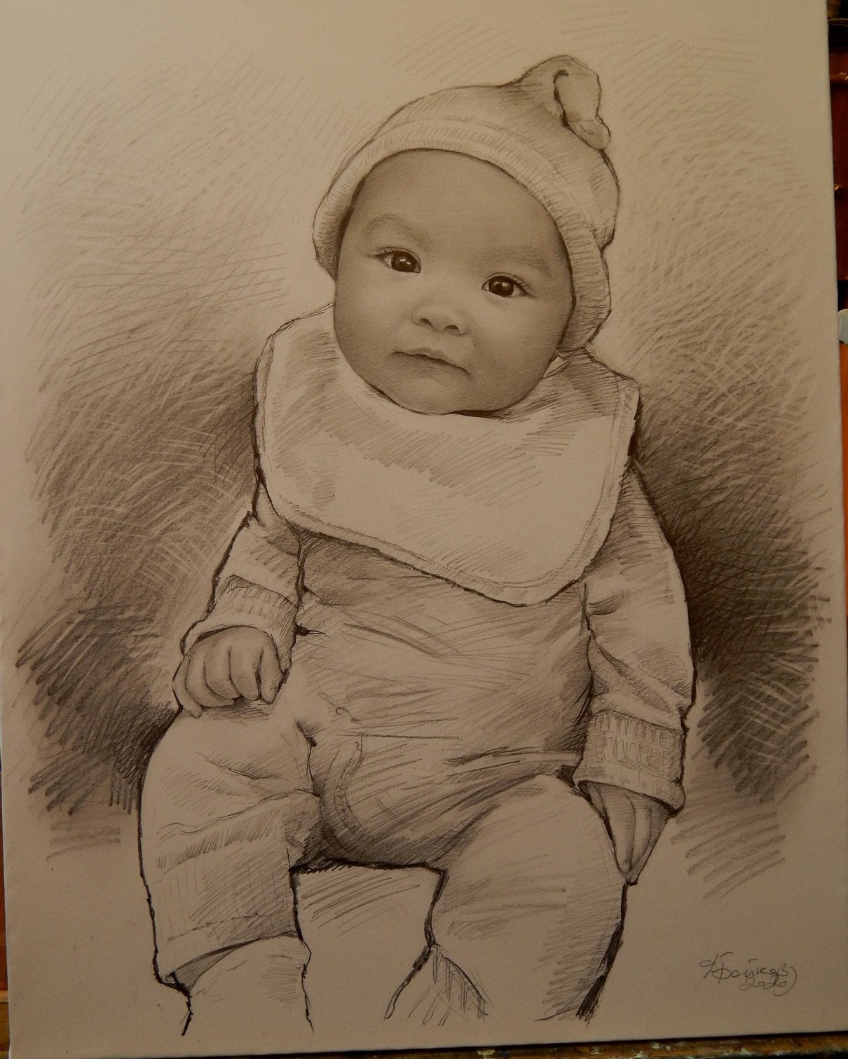 Portrait From Photo Pencil Drawing Custom Pencil Portrait | Etsy
