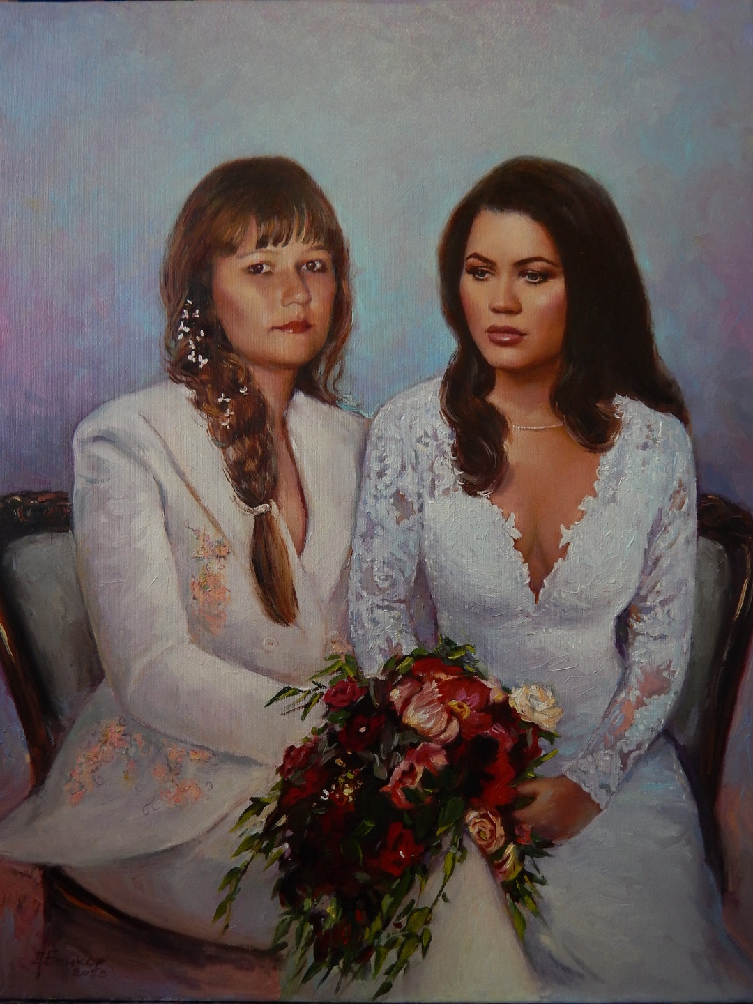 Custom Oil Painting Portrait From Photo, Personal Portrait, Oil ...