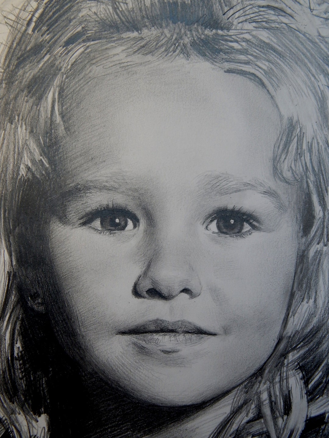 Custom Pencil Portrait From Photo, Portrait Drawing From Photo, Pencil ...