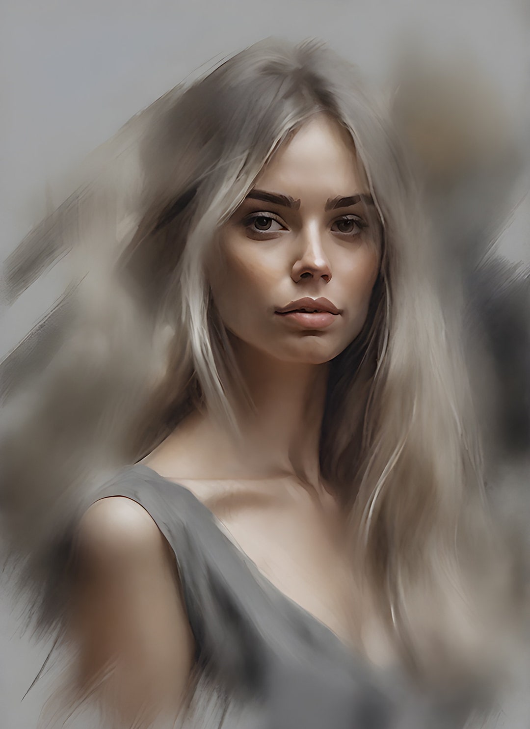 A Picturesque Portrait of Any Size From a Photo, Custom Painting From ...