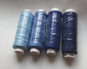 Five Spools of Linen Thread Brown Shades Set Browns Colourway Sewing ...