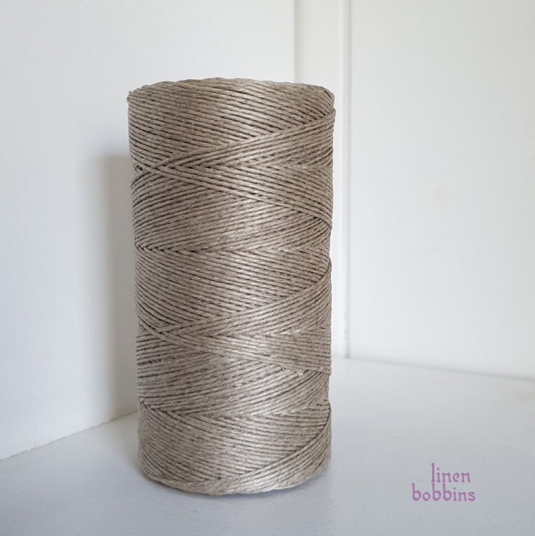 Exclusive Linen Threads 0,9 Mm 3 Ply Linen Cords Natural Ligt Grey ...