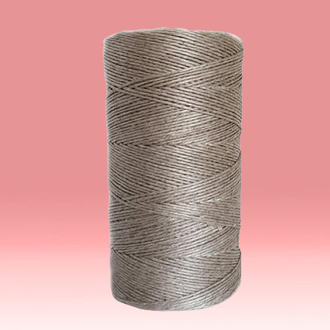 Exclusive Linen Thread Linen Cord Natural Grey/beige 150x3 / 0,9 Mm for ...