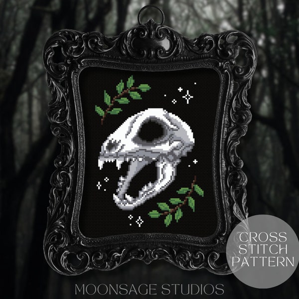 Gothic Cross Stitch Pattern - Etsy