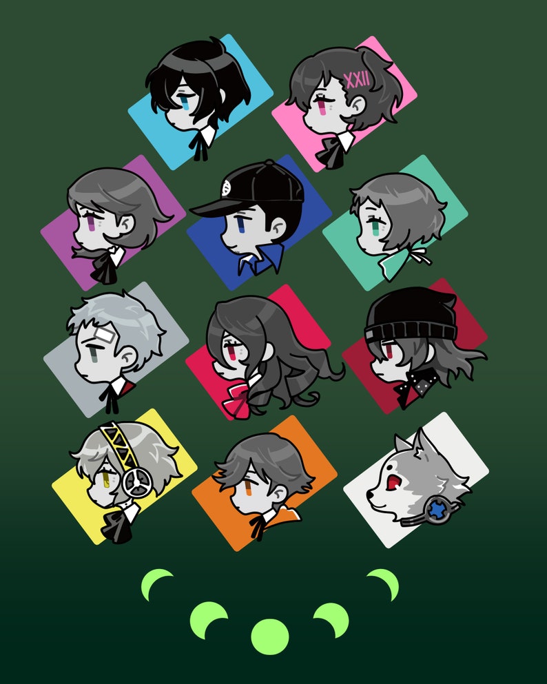 P3R Acrylic Pins - Etsy