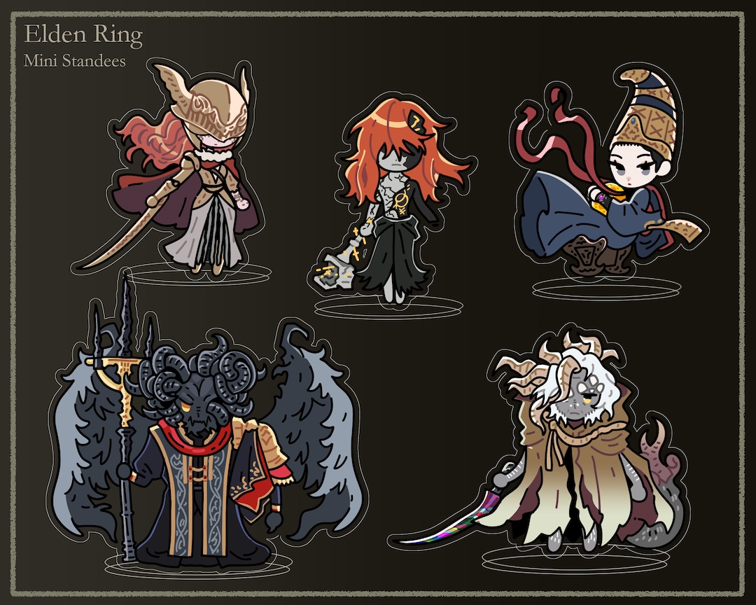 Elden Ring Boss Mini Standees - Etsy