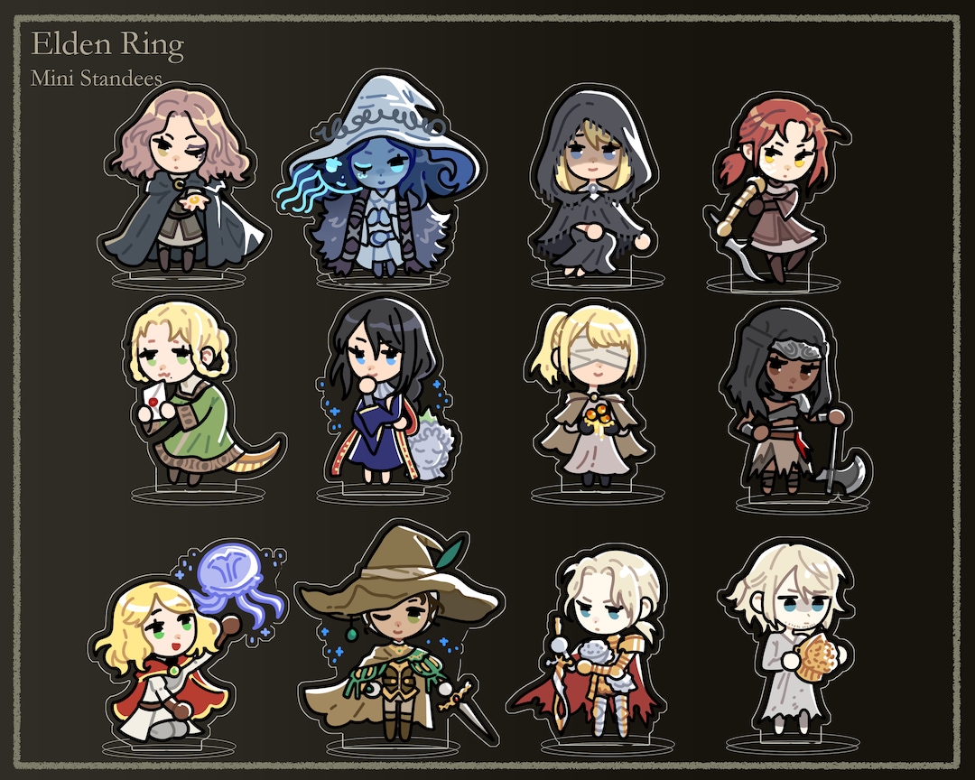 Elden Ring NPC Mini Standees - Etsy