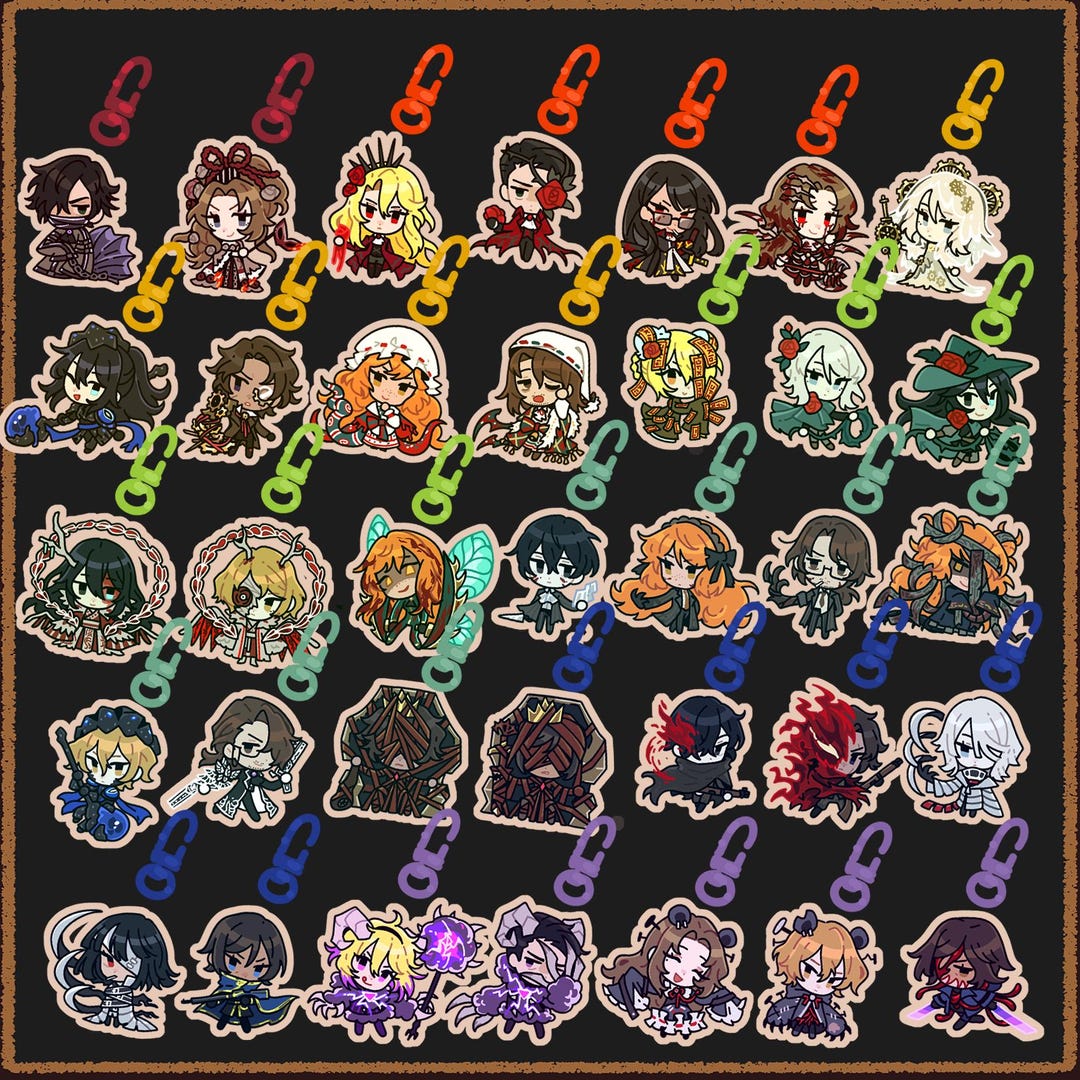 PREORDER Limbus Company EGO Charms Set 2 - Etsy Australia