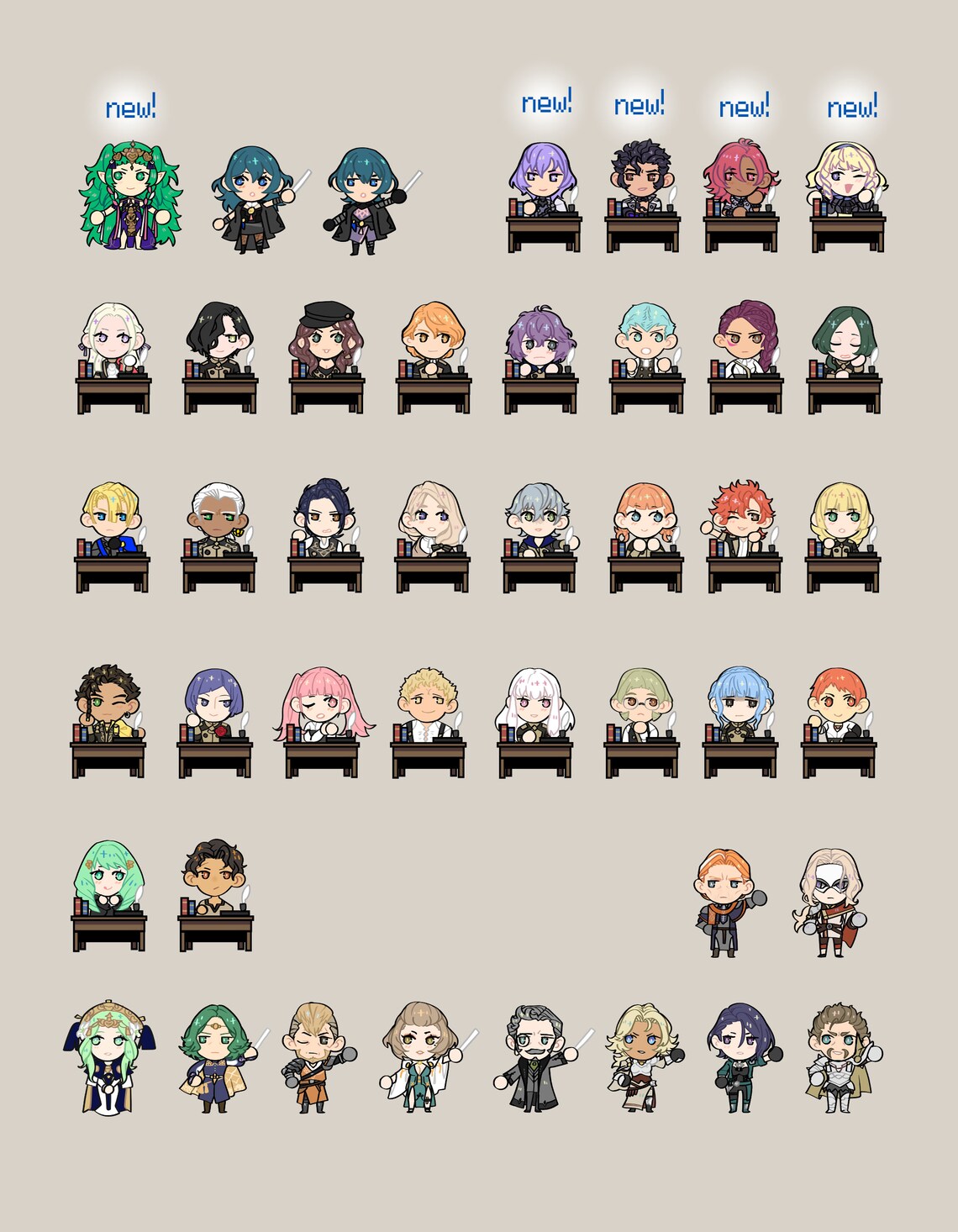 FE3H Class Charms [DISCONTINUED] - Etsy