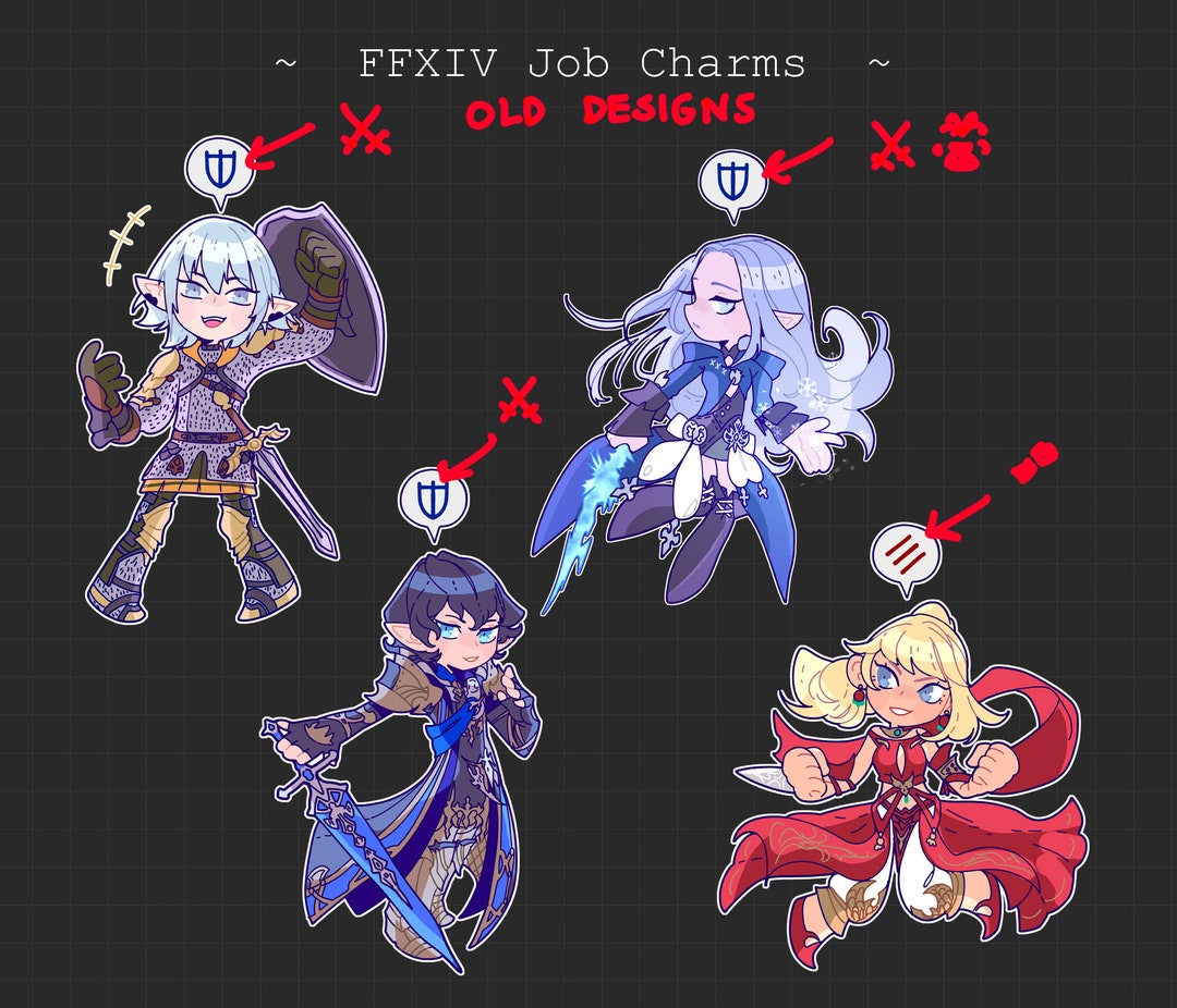 OLD DESIGNS FFXIV Job Charms - Etsy
