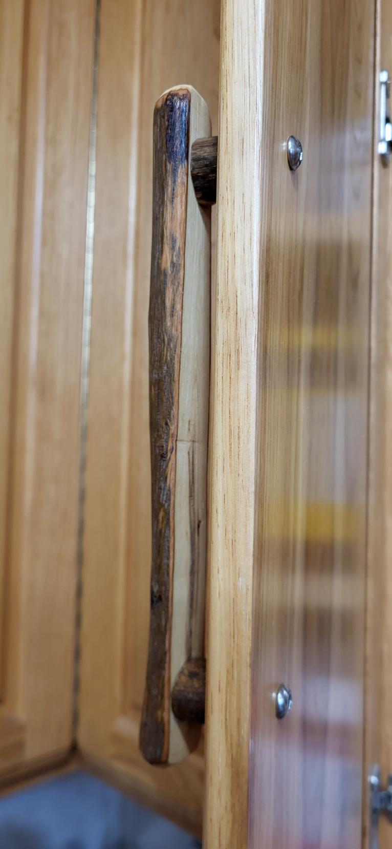 Rustic Hickory, Bark-on, Log -- Cabinet, Drawer Pulls, Handles for ...