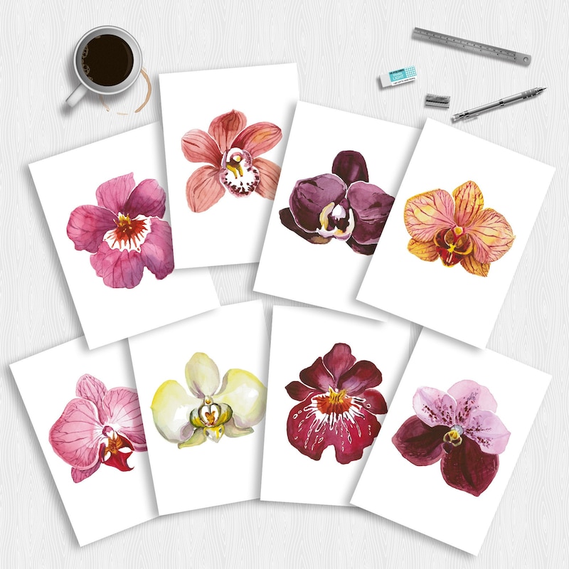 Orchid Print Etsy