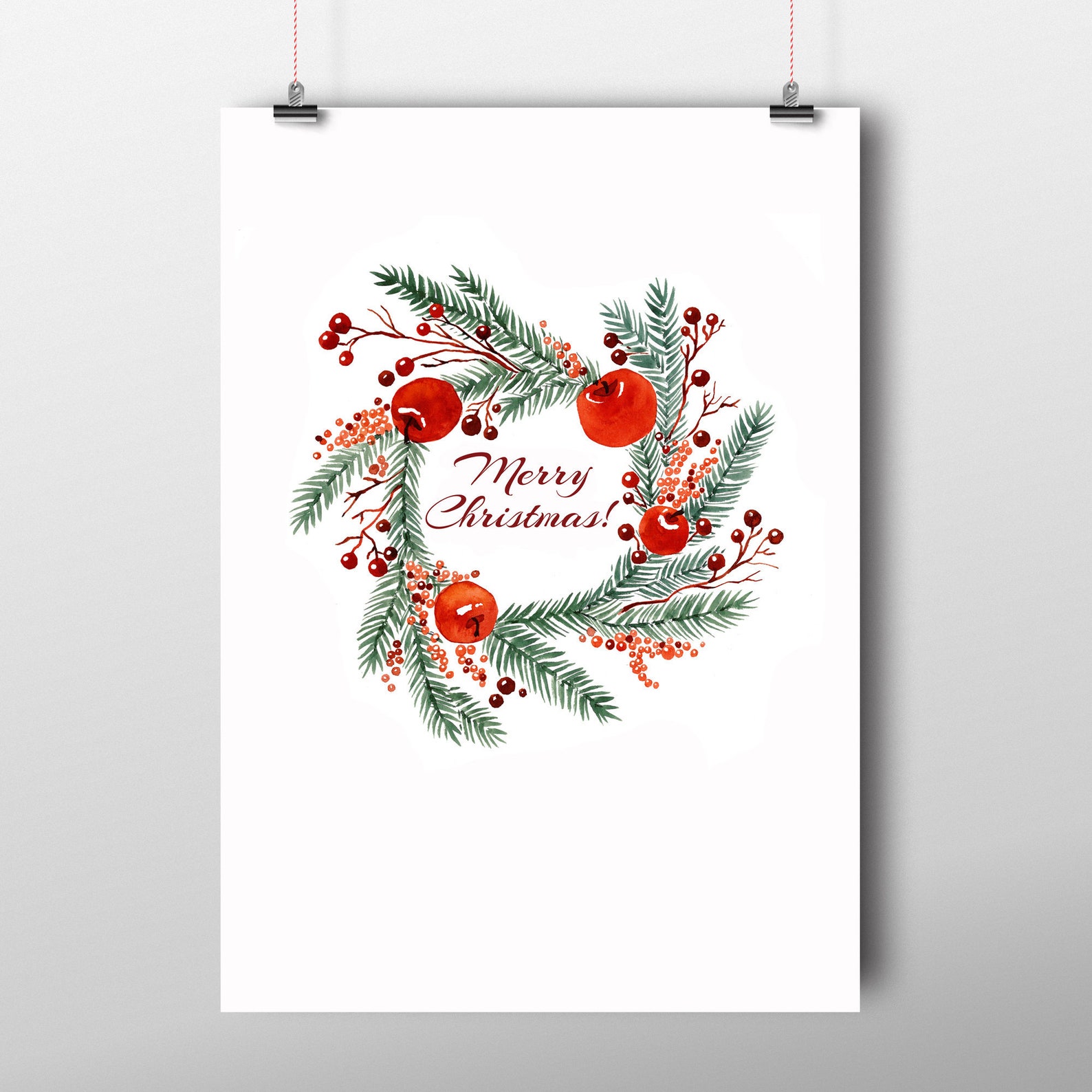 Affiche de Noël imprimable décor imprimable de Noël | Etsy