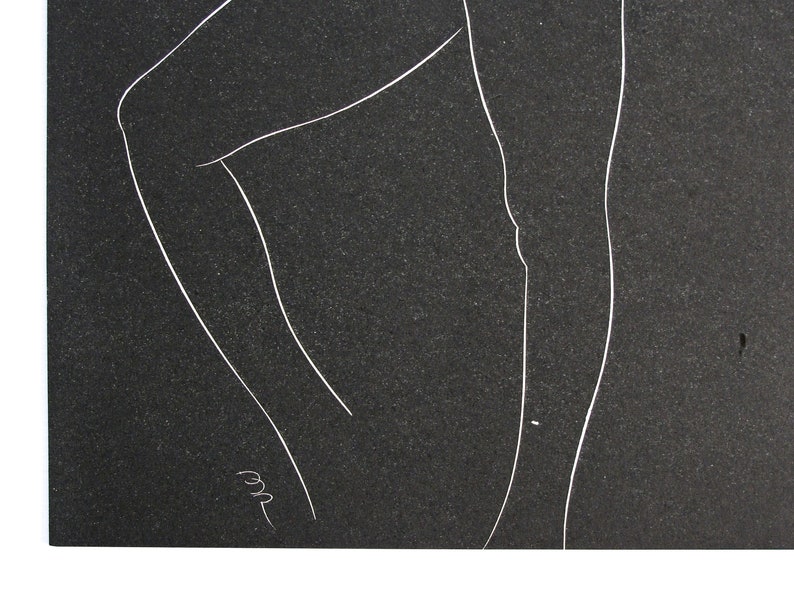 ERIC GILL Female Study Wood Engraving From 1938 First Edition Eric Gill ...