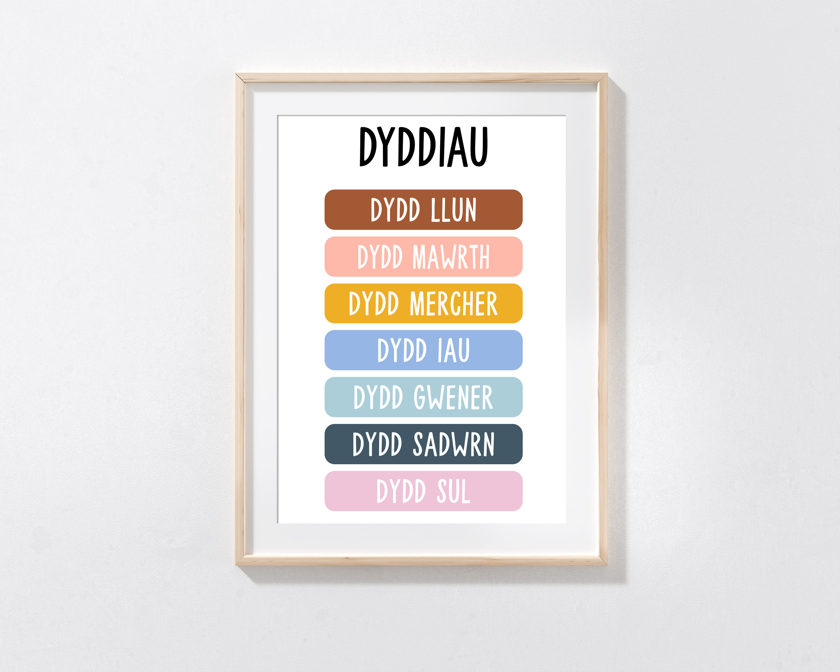 DIGITAL DOWNLOAD, Welsh Kids Wall Art, Welsh Wall Art, Nursery Set of 6 ...