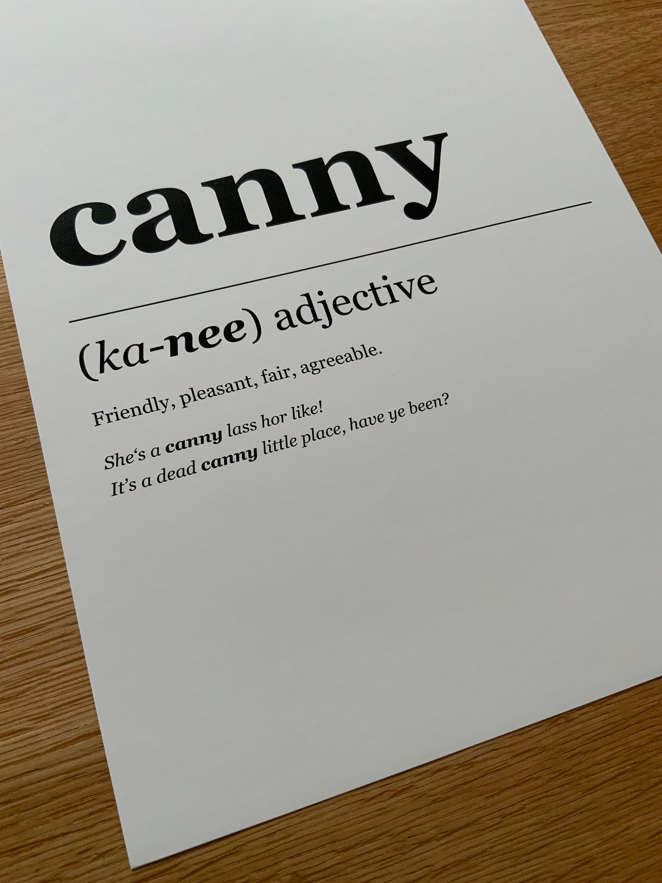 Geordie Definition Print A4 Print Geordie Meaning Print - Etsy