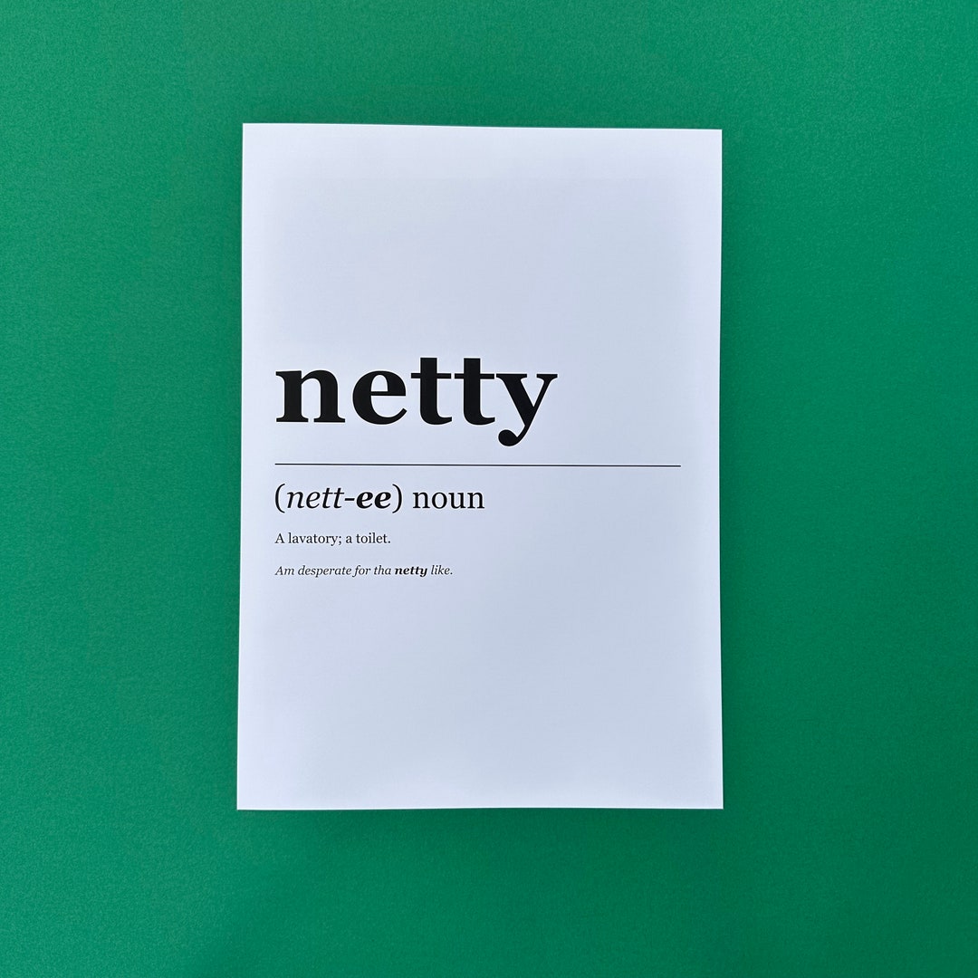 Geordie Definition Print A4 Print Geordie Bathroom Print - Etsy UK