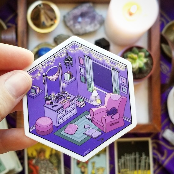 Isometric Cozy Witch Room - Etsy