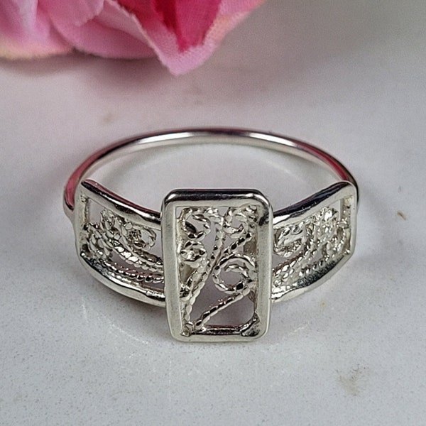 Filigree Ring - Etsy