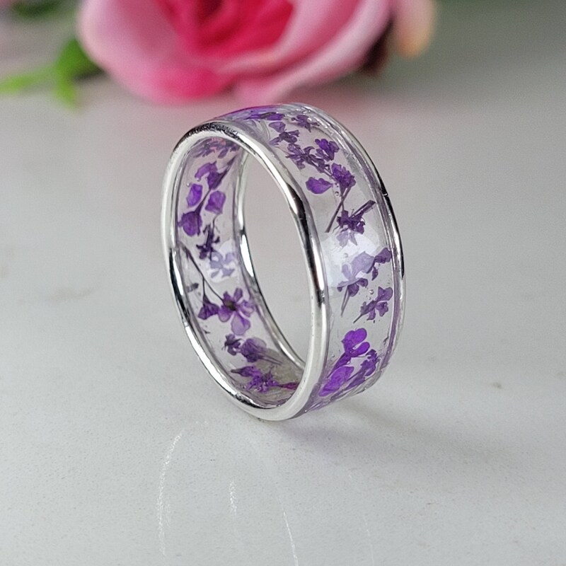 Resin Rings Flower - Etsy