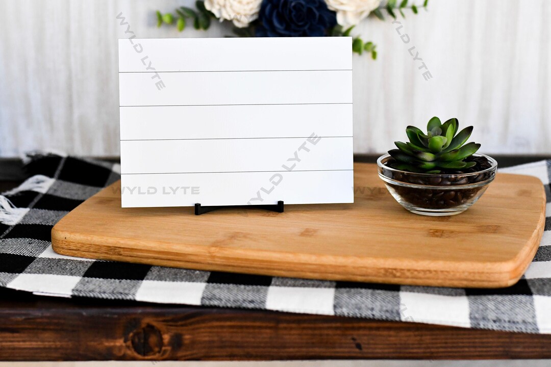 Shiplap White Sign Mockup | Sublimation Mockup | White Signs | Sign ...
