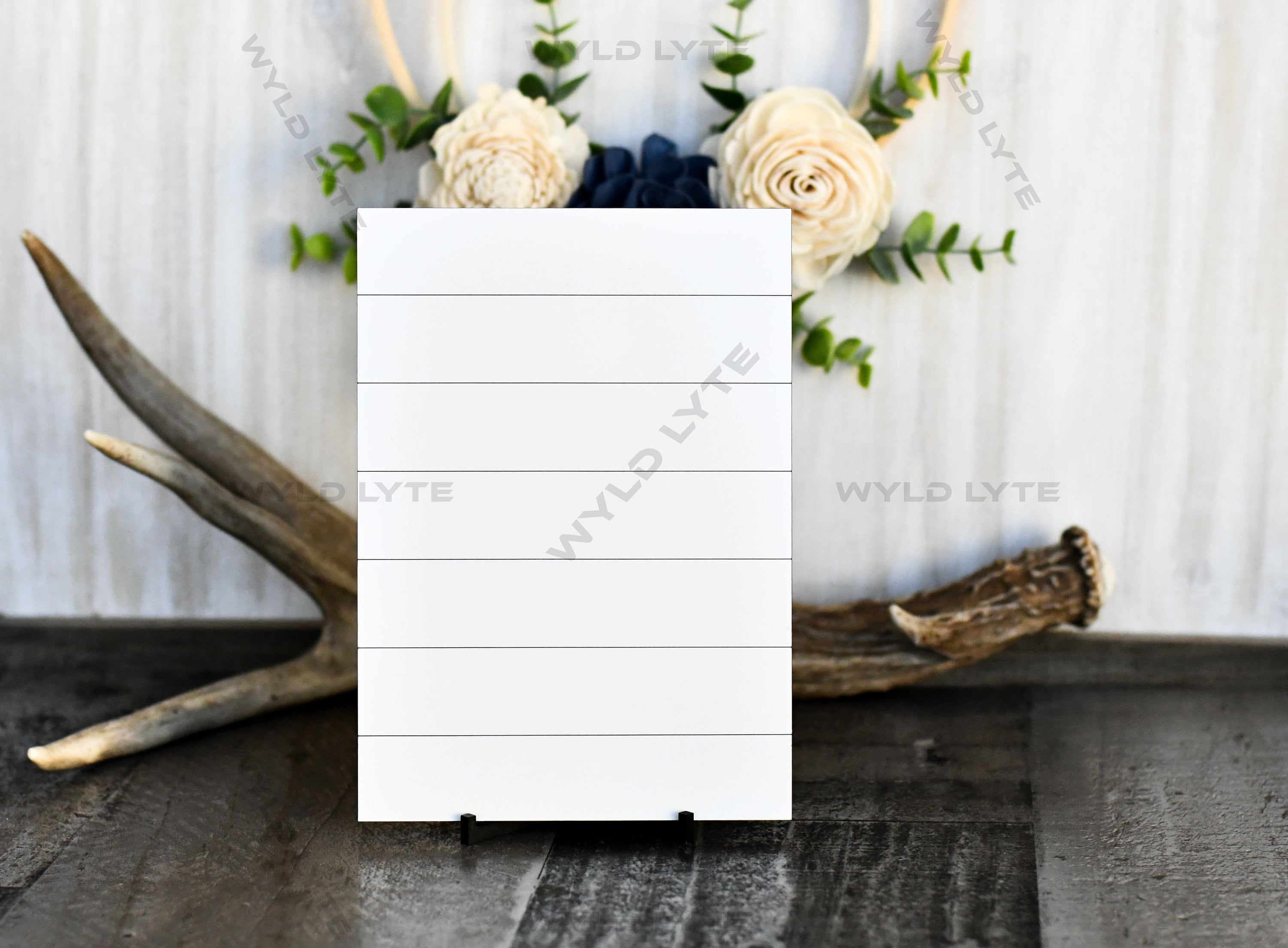 Shiplap White Sign Mockup | Sublimation Mockup | White Signs | Sign ...