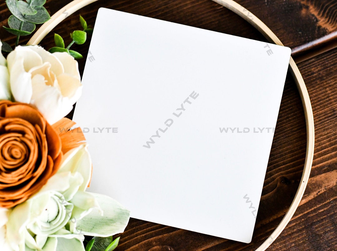 Square White Sign Mockup | White Signs | Sign Mock up | Digital ...