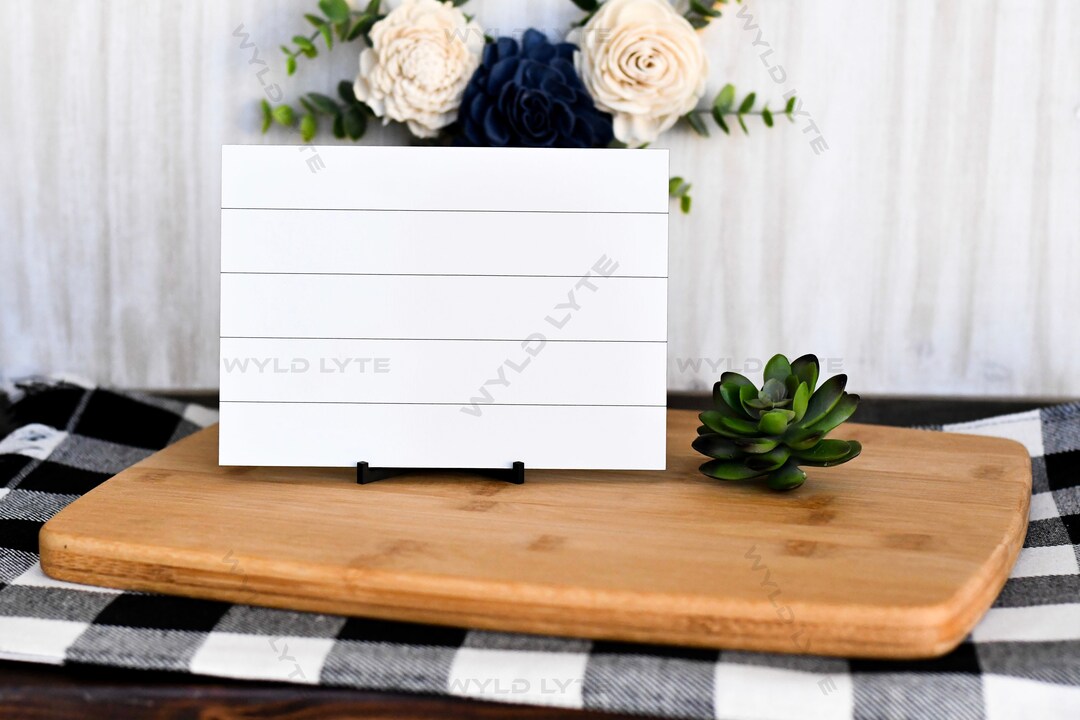 Shiplap White Sign Mockup | Sublimation Mockup | White Signs | Sign ...
