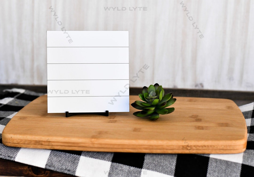 Shiplap White Sign Mockup | Sublimation Mockup | White Signs | Sign ...