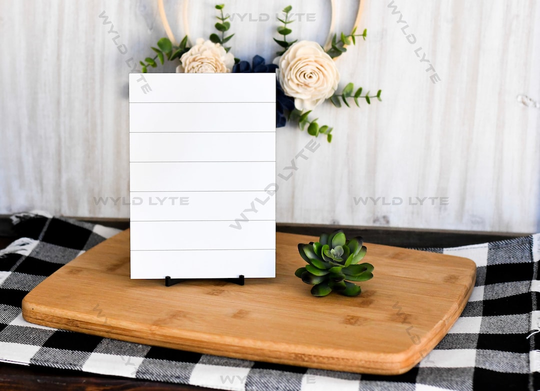 Shiplap White Sign Mockup Sublimation Mockup White Signs Sign Mock up ...